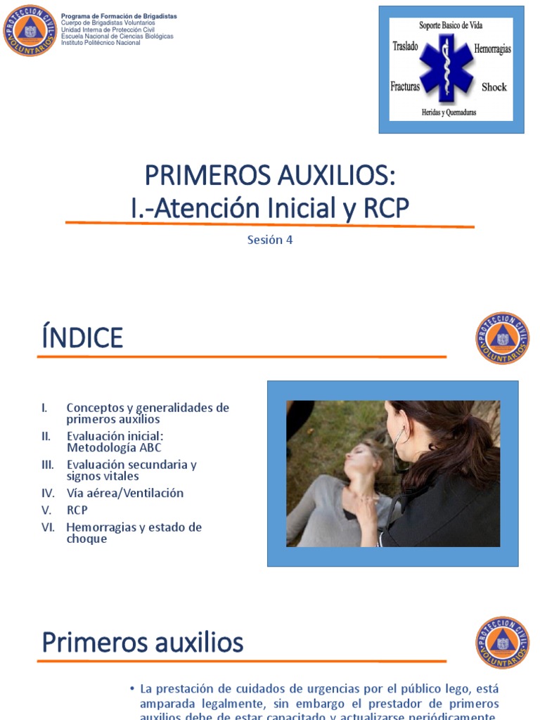 PrimerosAuxilios I PROFOB2016 | PDF | Reanimación cardiopulmonar ...