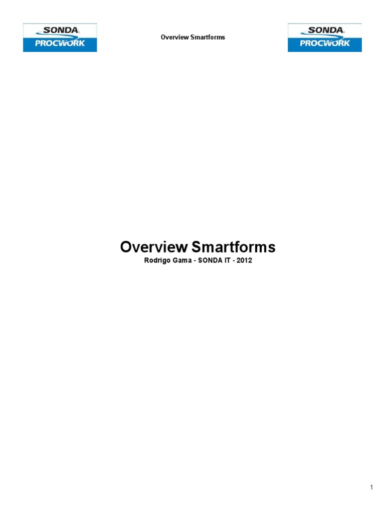 Smartforms | PDF | Janela (informática) | XML