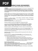 Sample Resume For SAP EWM | PDF | Warehouse | Enterprise Resource Planning