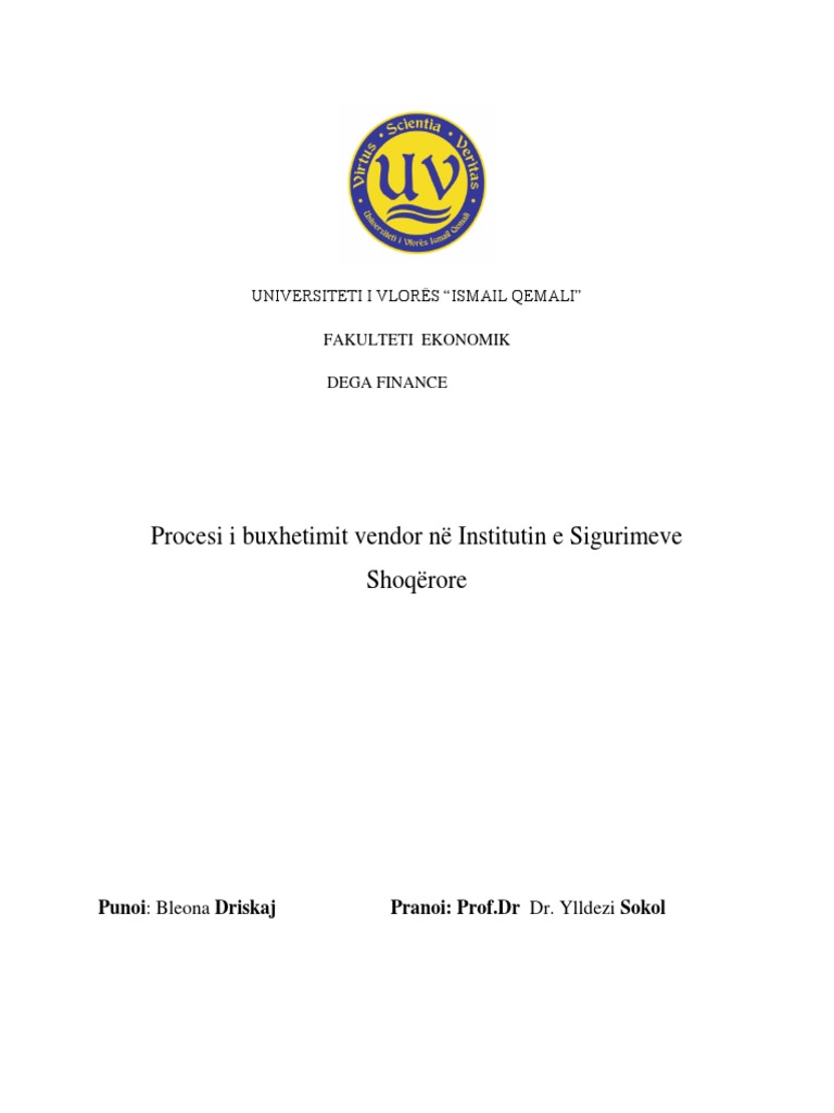 Universiteti I Vlorës | PDF