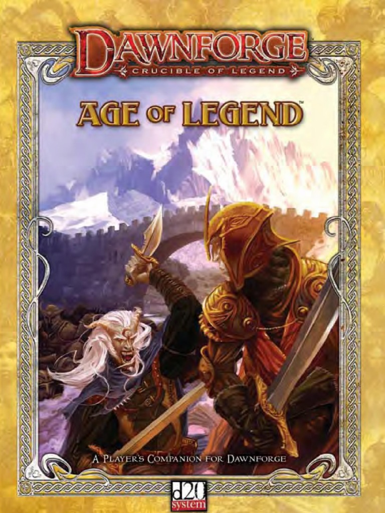 DF02 - Dawnforge - Age of Legend (Player's Guide) PDF | PDF