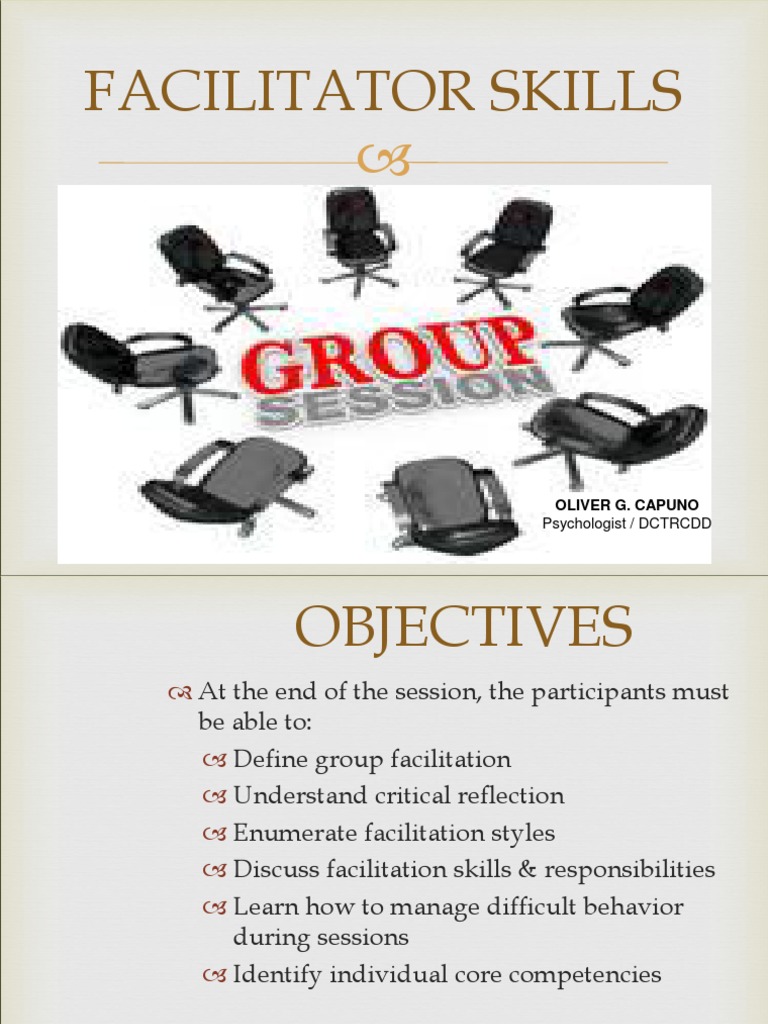 Facilitation Skills 2013 | PDF | Facilitator | Expert