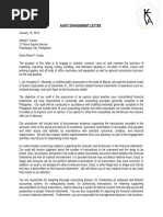 Sample Delinquency Letter | PDF | Debt | Arrears