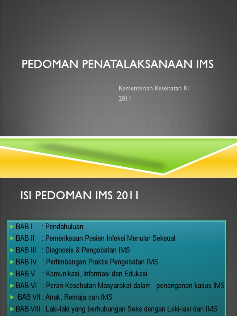 Ringkasan Pedoman Ims | PDF