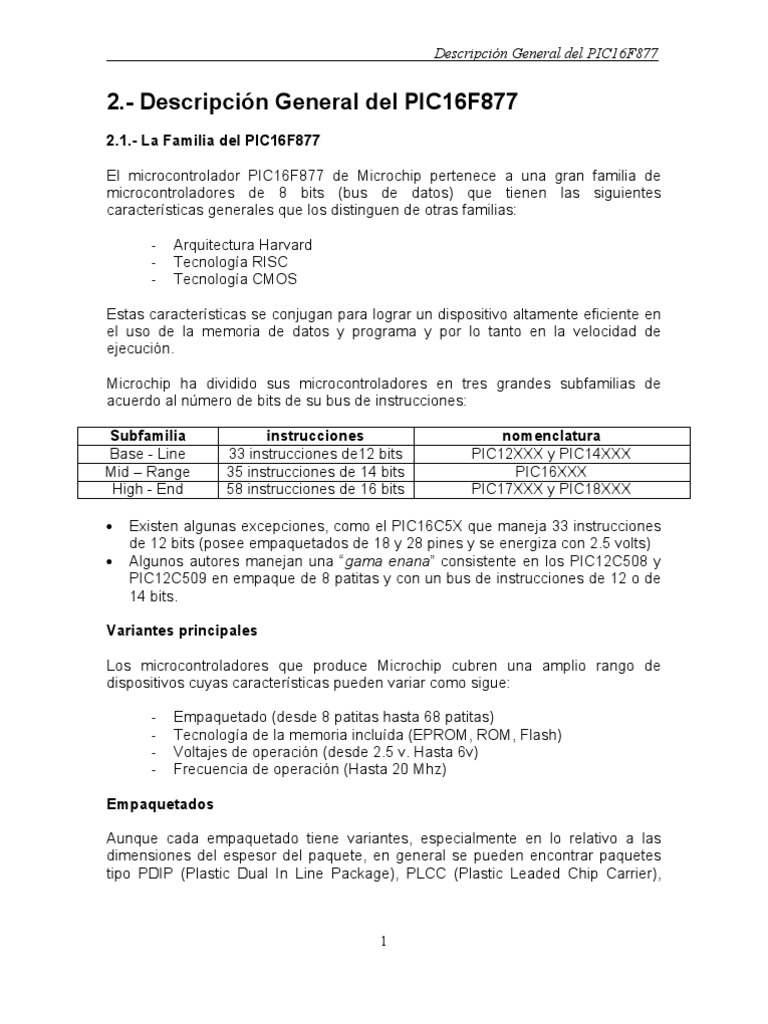 Pic16f877-Guia Detallada Parte2 | PDF