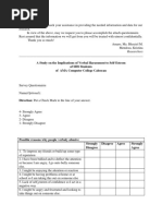 Questionnaire Peer Pressure | PDF | Questionnaire | Test (Assessment)