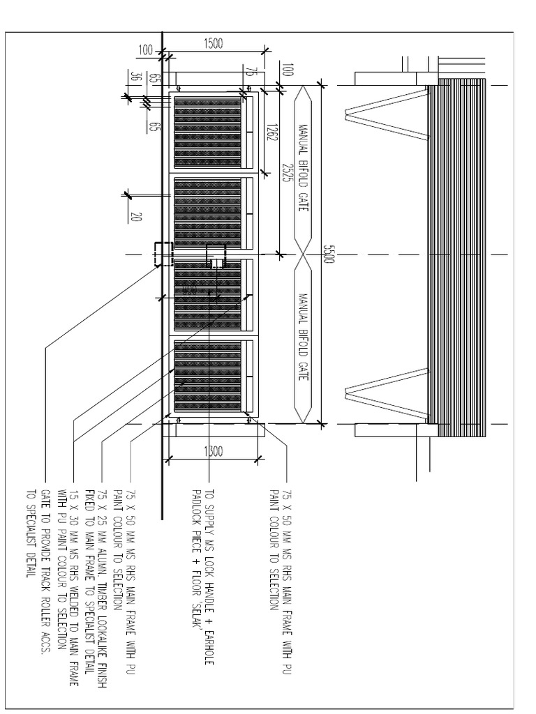 Foldable Gate Design Detail 01 | PDF