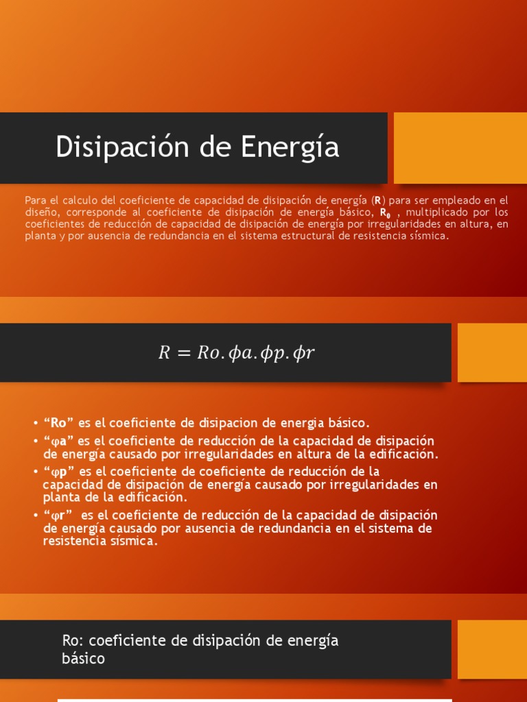 Disipación de Energia | PDF | Ingeniería de productos químicos | Naturaleza