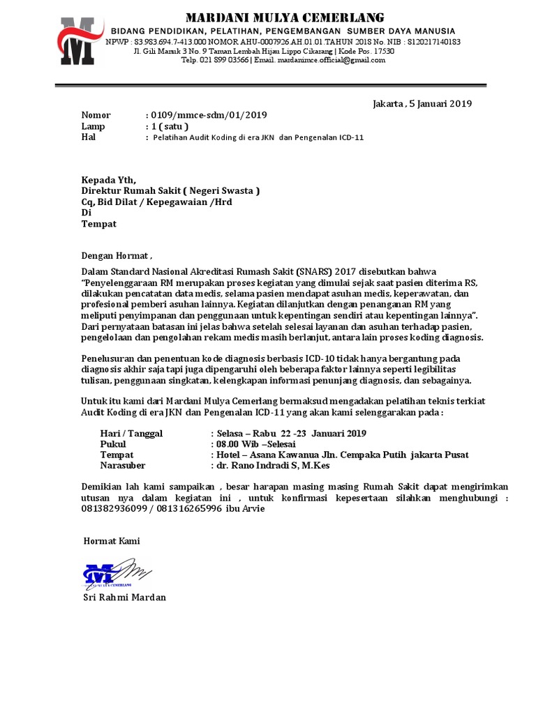 Pelatihan Audit Koding RS | PDF
