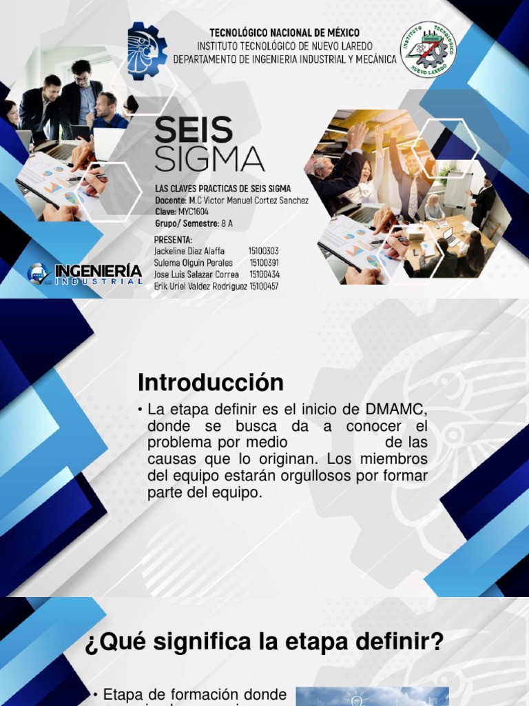 Capitulo 8 Six Sigma | PDF | Six Sigma | Informática y tecnología de la ...