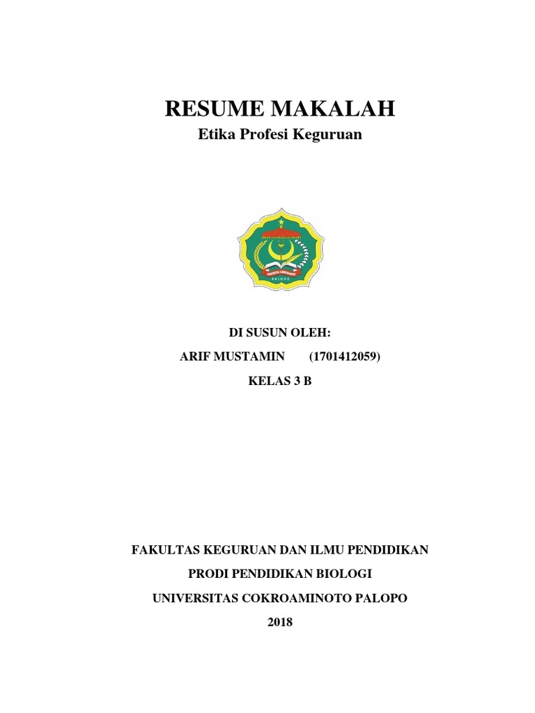 Sampul Resume | PDF