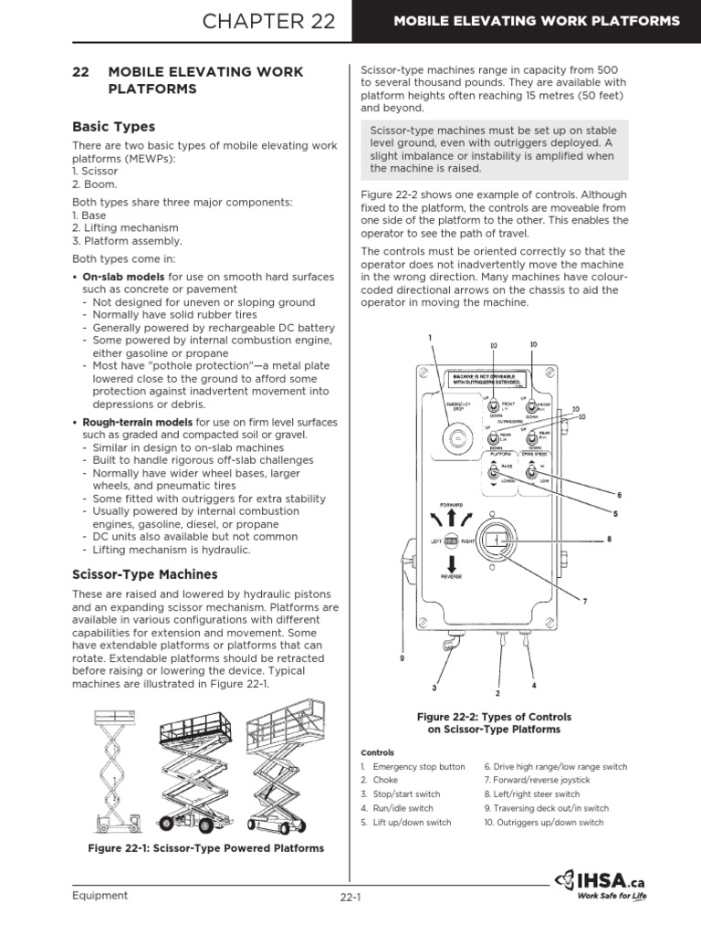 Chapter 22: An In-Depth Look at Mobile Elevating Work Platforms - Their ...