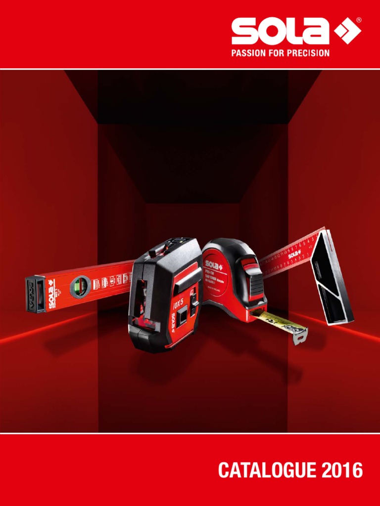 Catalogue SOLA 2016 | PDF | Engineering Tolerance | Accuracy And Precision