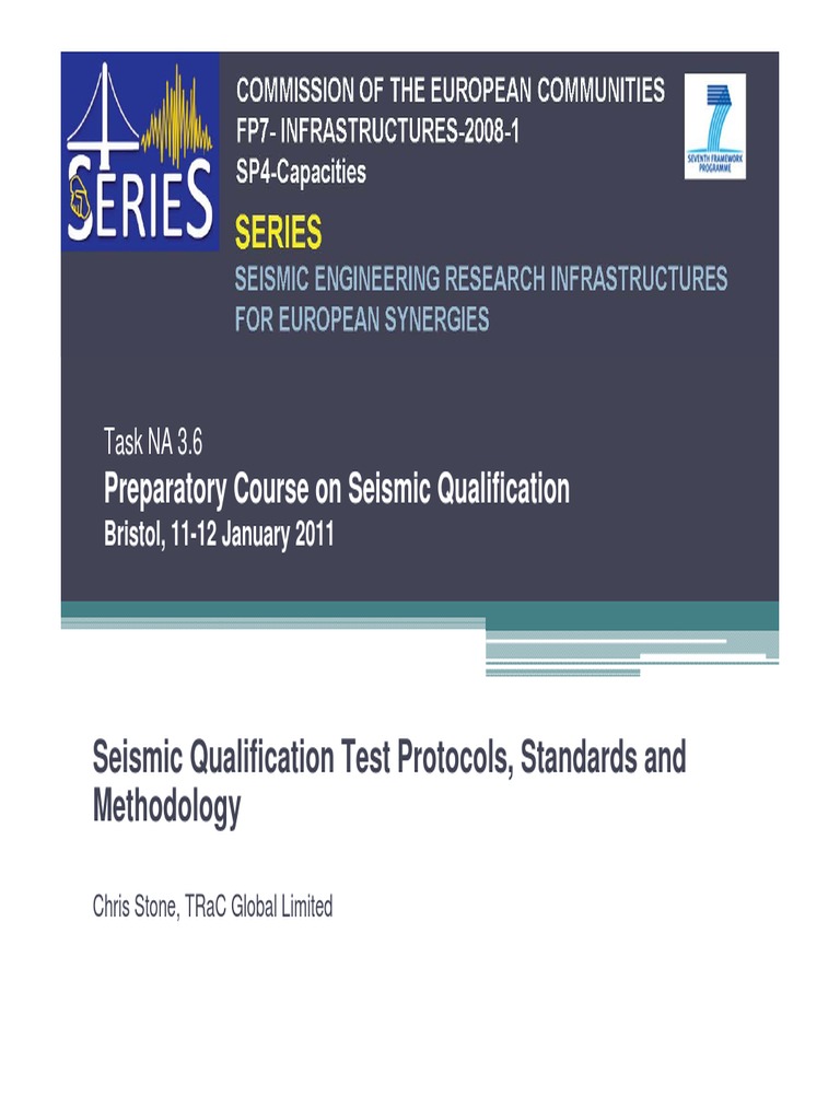 4 Test Protocols Standards Methodology | PDF | Earthquake Engineering ...