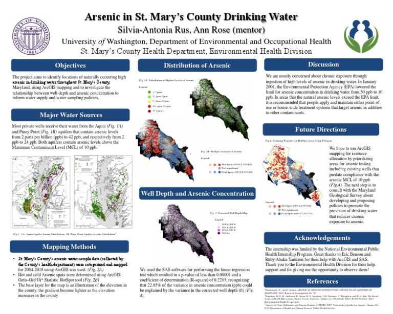 Arsenic Poster in Progress 1 | PDF | Arsenic | Drinking Water