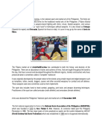 Arnis Basic Strikes and Blocks Guide | PDF | Combat Sports | Individual ...