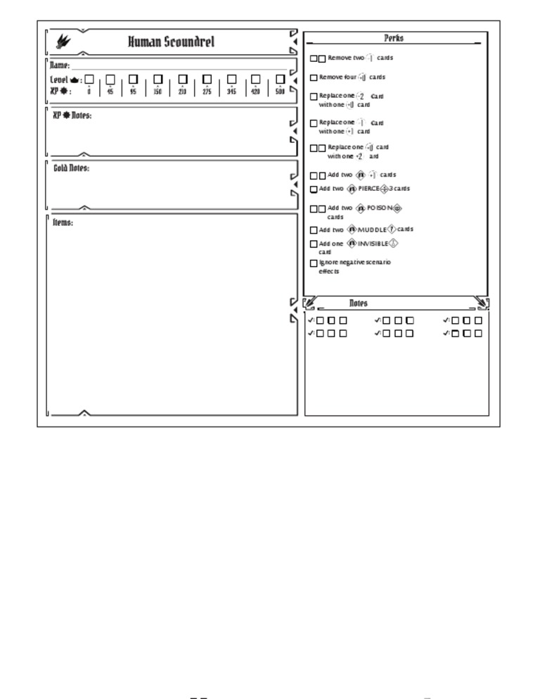 Character Sheets - Human Scoundrel v2