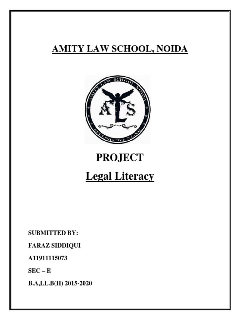 Legal Literacy: Empowering Citizens in India | PDF | Legal Aid | Human ...