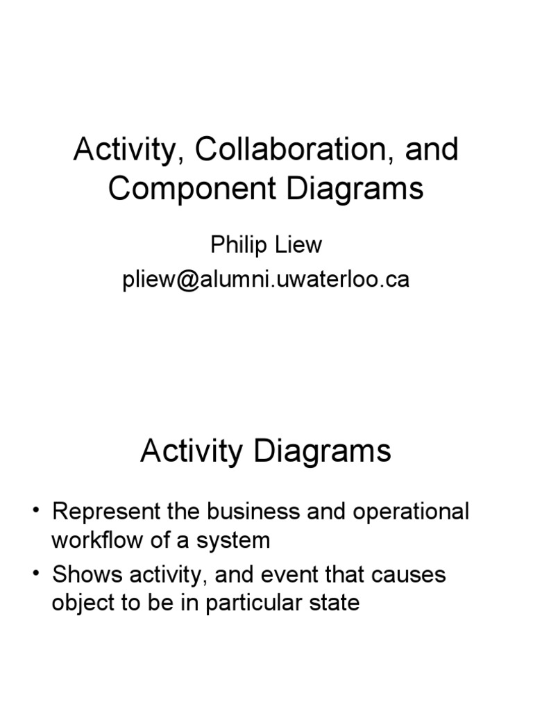 Interaction & Acivity Diagram | PDF | Class (Computer Programming ...