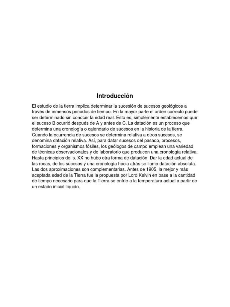 Datacion Radiometrica | PDF | Tasas temporales | Ciencias fisicas