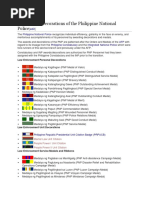 Afp Awards and Decorations | PDF | Military | Military Science