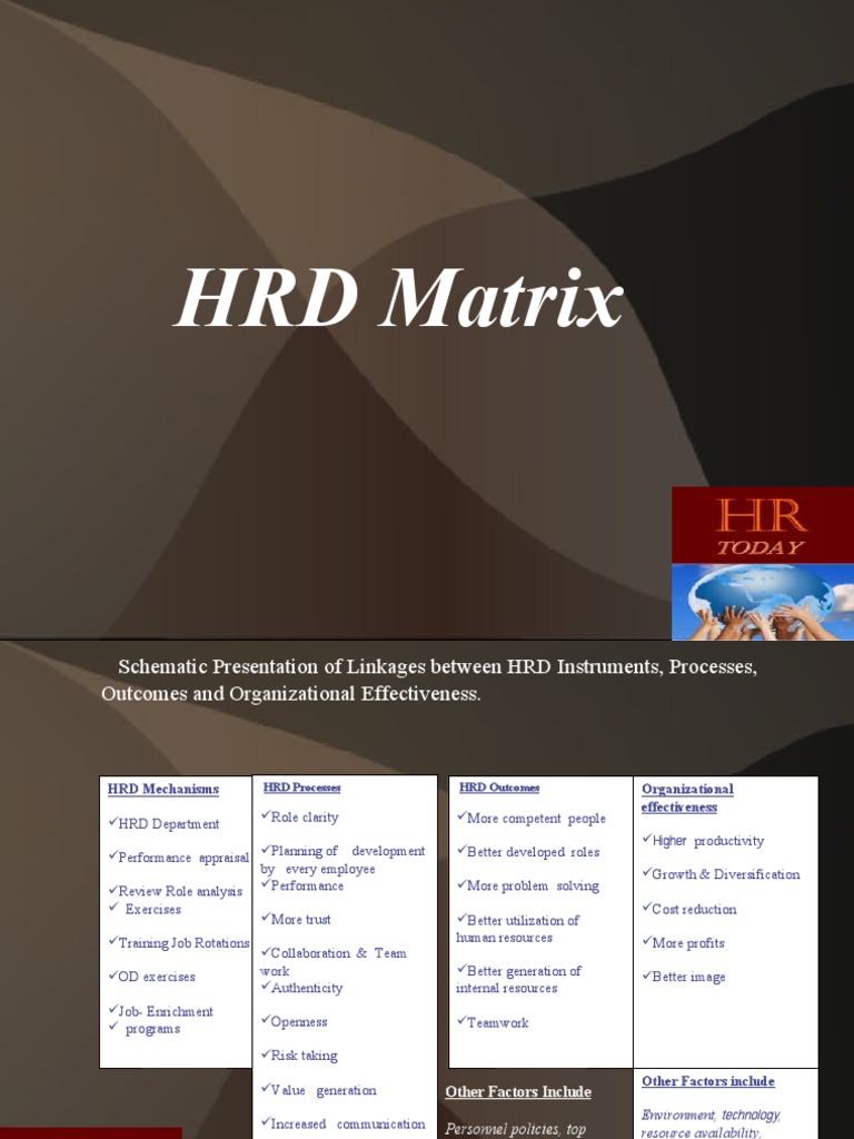 HRD Matrix | PDF | Human Resources | System