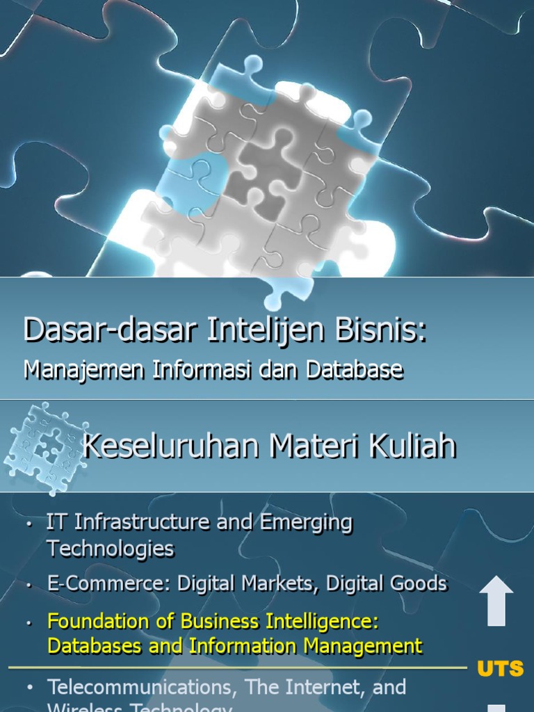 Dasar-Dasar Intelijen Bisnis | PDF | Komputer