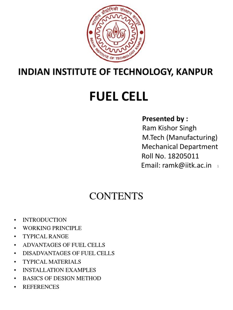 Fuel Cell | PDF | Fuel Cell | Chemistry