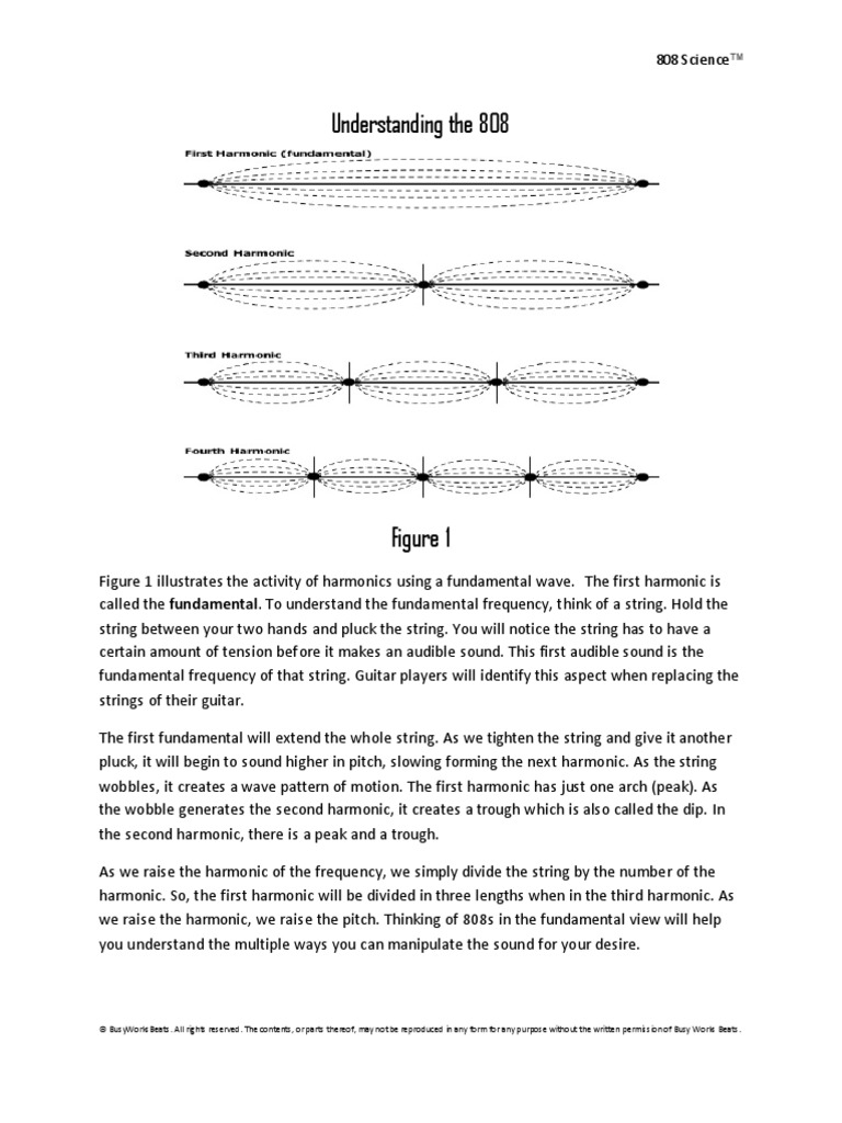 Understanding The 808 | PDF | Harmonic | String Instruments