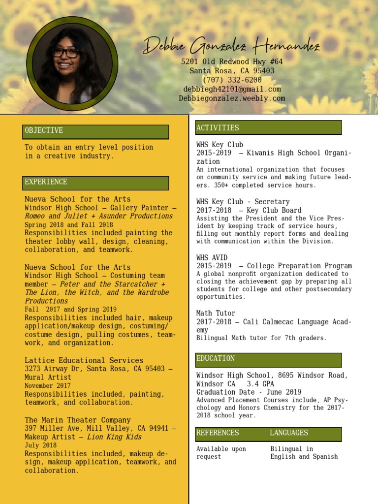 Gonzalez Debbie-Resume | Download Free PDF | Behavior Modification ...