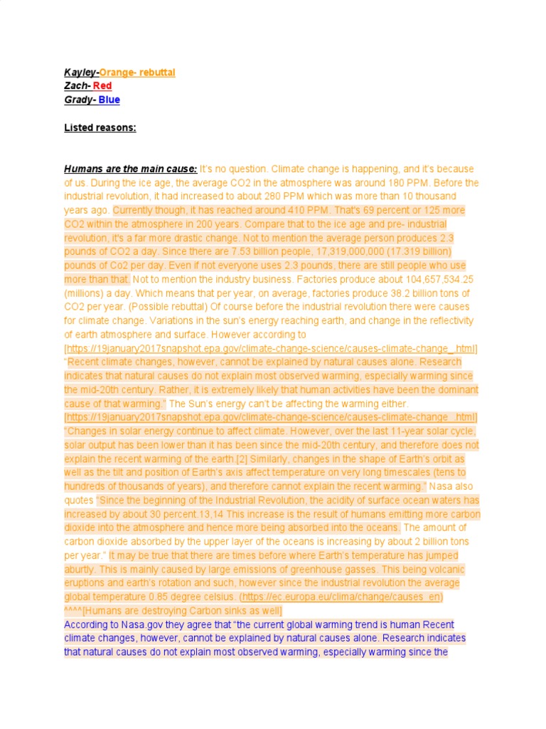 Climate Change | PDF | Global Warming | Climate Change