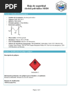 Hoja de Datos de Seguridad Acpm | PDF | Agua | Combustión
