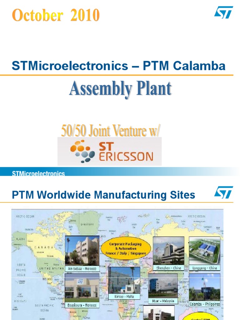 Stmicroelectronics - PTM Calamba | PDF | Mixed Signal Integrated ...