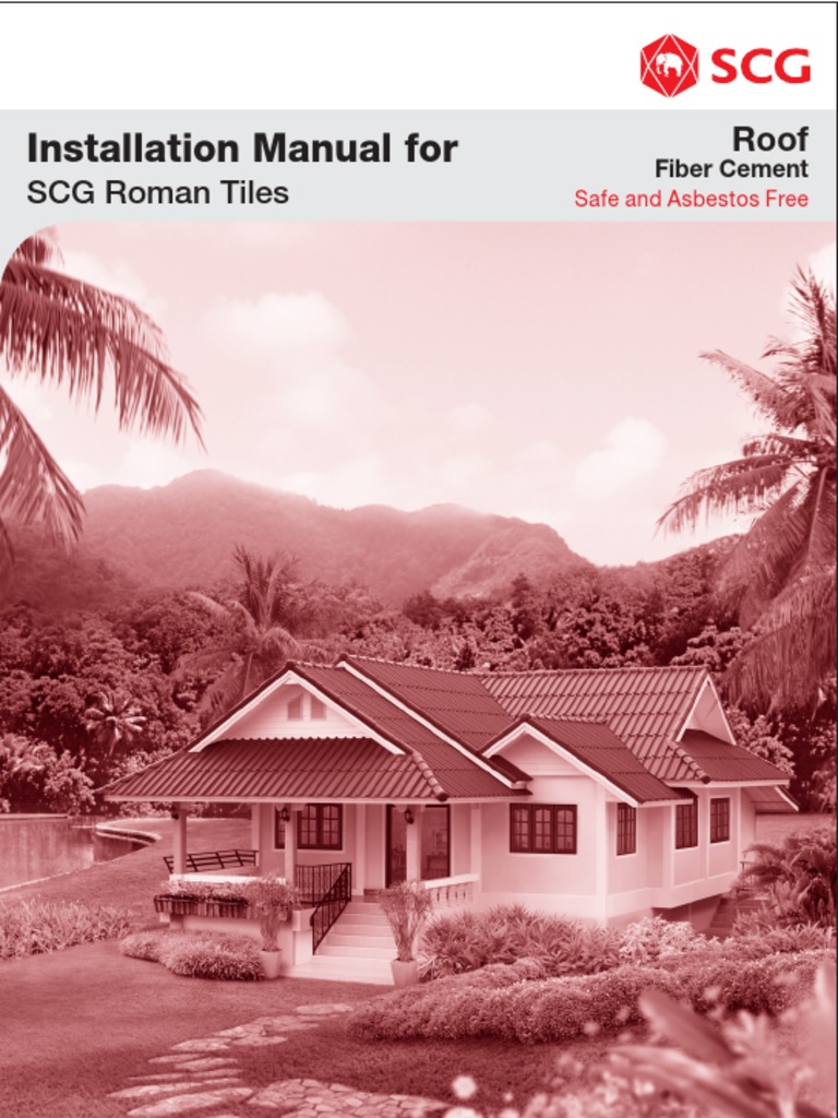 Scg-Romantile Installation PDF | PDF | Roof | Specification (Technical ...