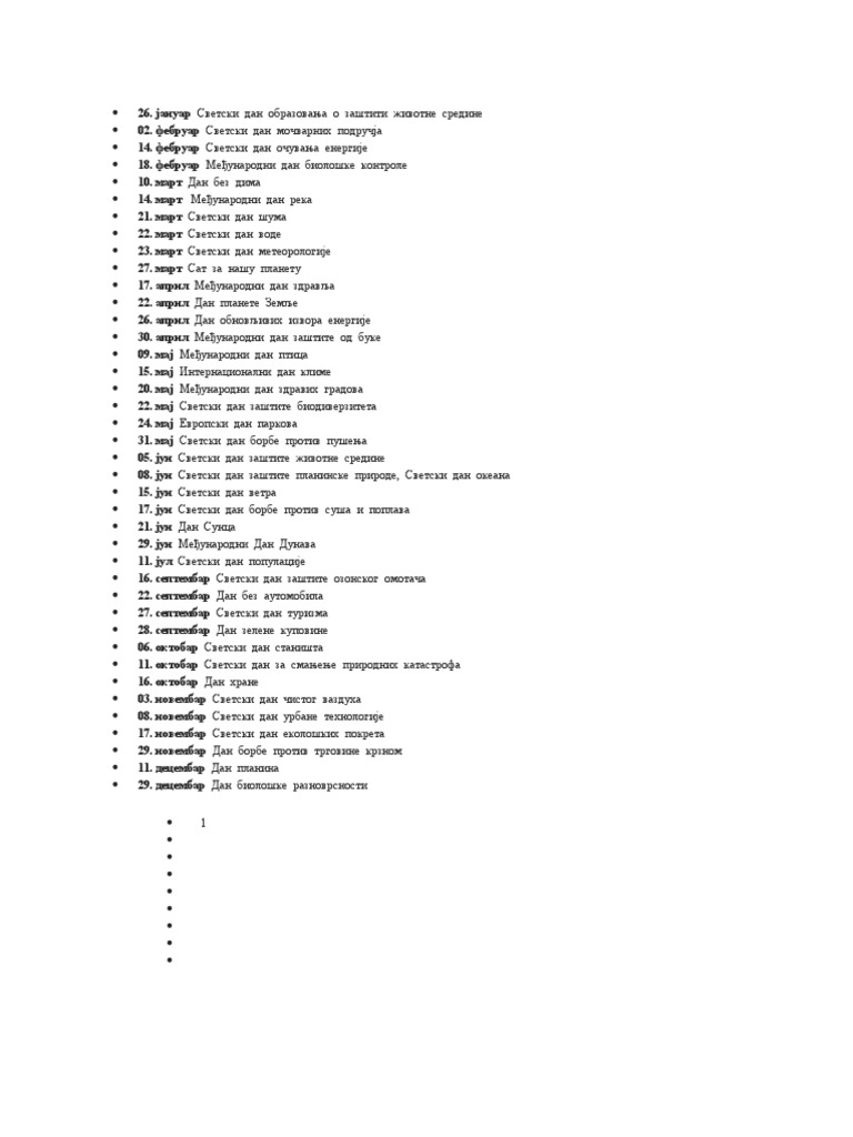Datumi Ekoloski | PDF