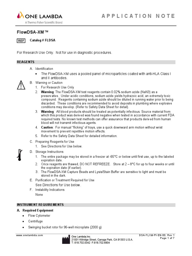 Dsa FLXM Pi en 00 | PDF | Medical Device | Flow Cytometry