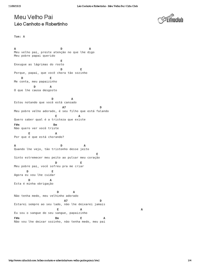 Léo Canhoto e Robertinho - Meu Velho Pai _ Cifra Club.pdf