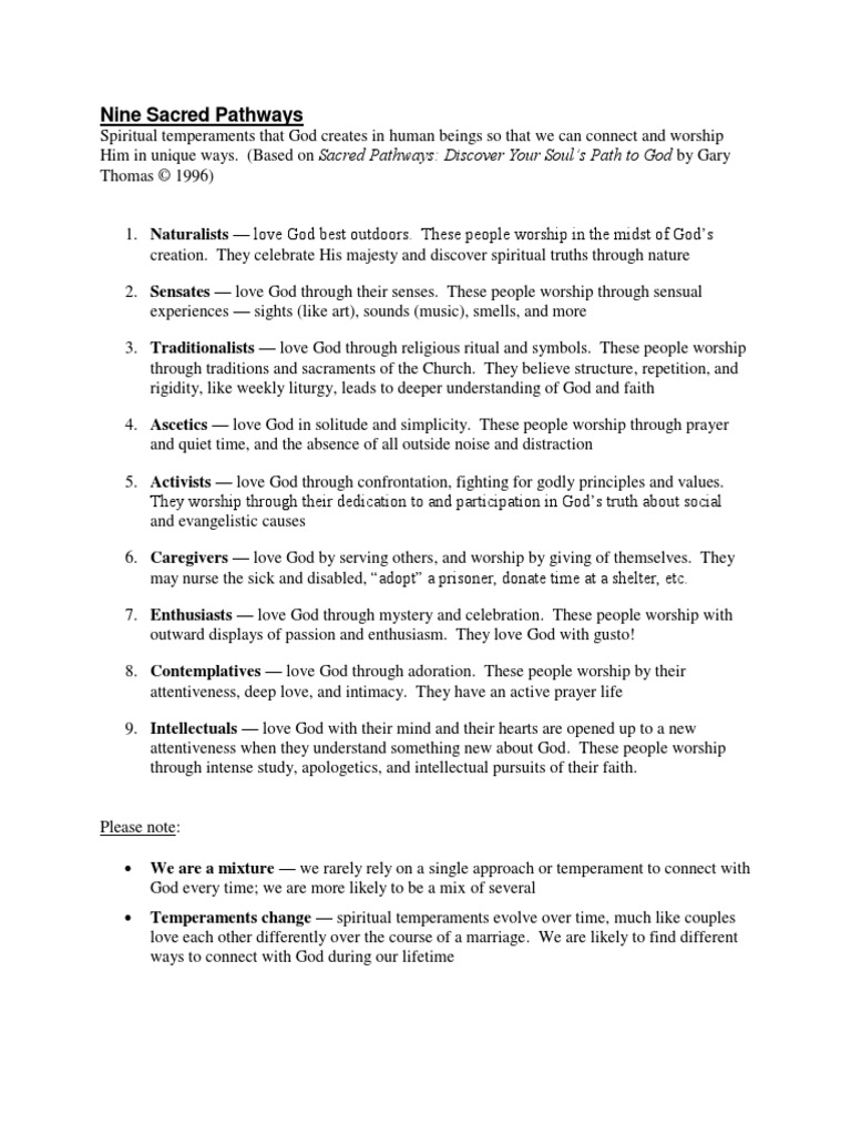 Ffde 20140416 9 Sacred Pathways Final PDF | PDF