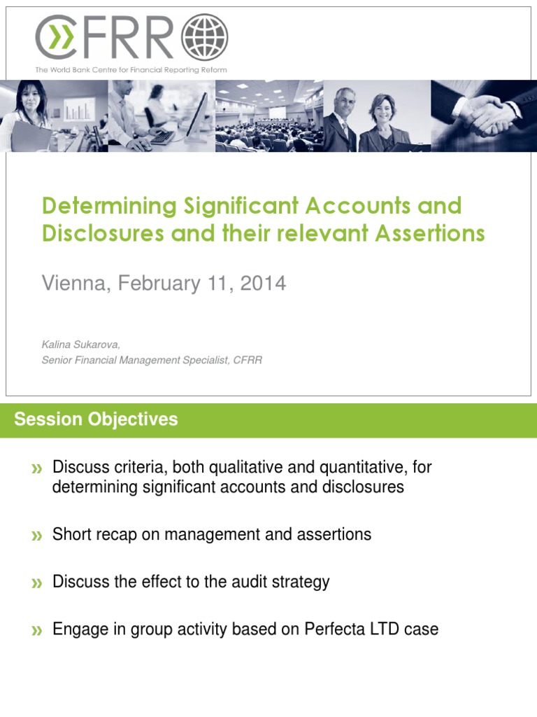 1 Significant Accounts | PDF | Financial Statement | Valuation (Finance)