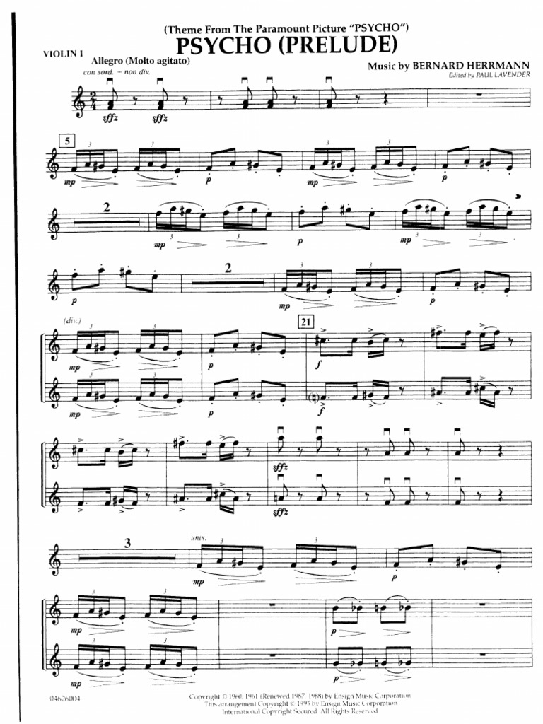 Psycho VLN 1-2 | PDF | Leisure