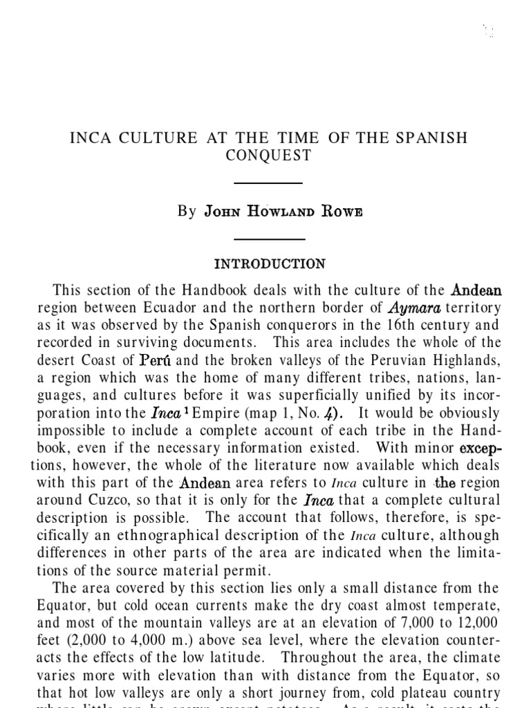 Inca Spanish | PDF | Inca Empire | Spanish Language