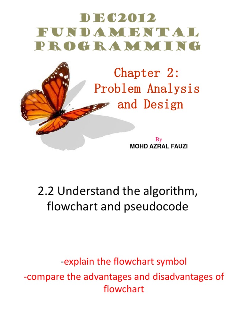DEC2012 Fundamental Programming: Problem Analysis and Design | PDF | Computers