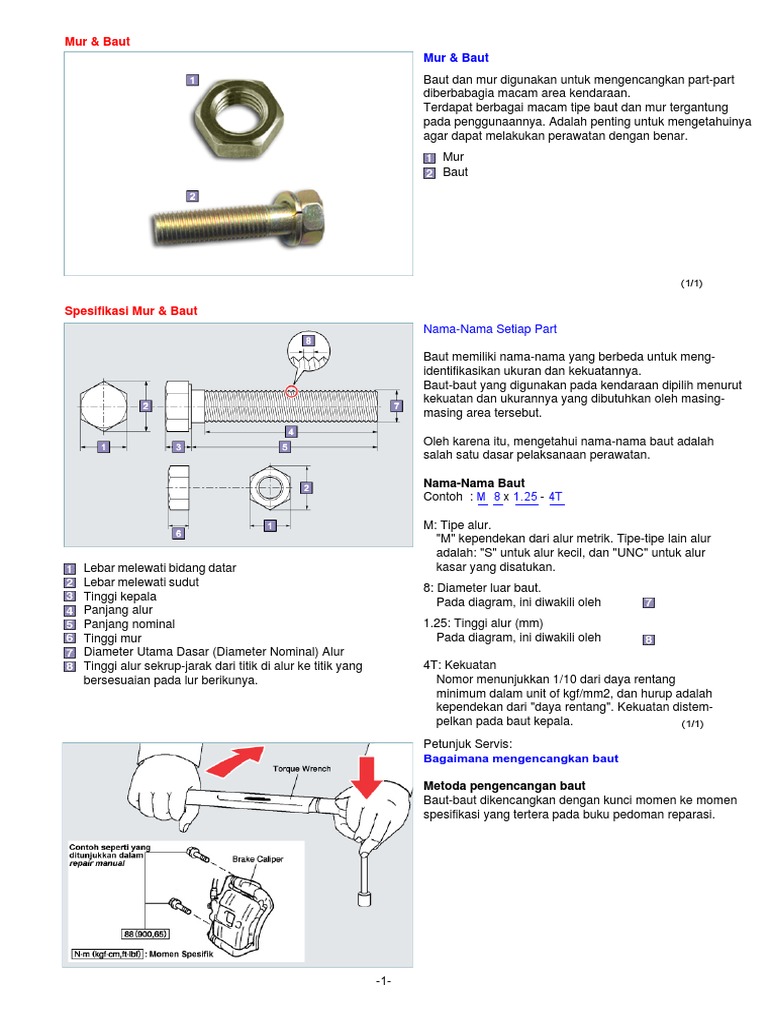 Mur Dan Baut PDF | PDF