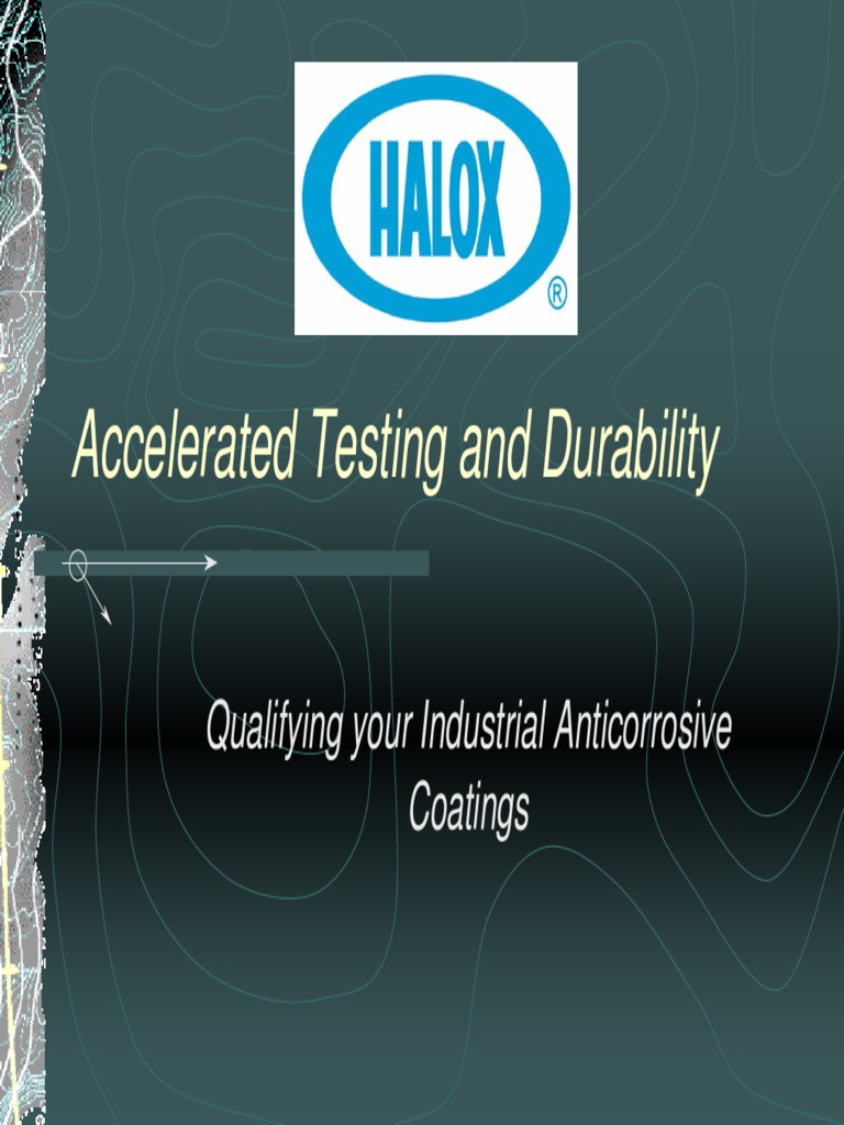 Acceleration Testing Durability | PDF | Corrosion | Chemical Substances