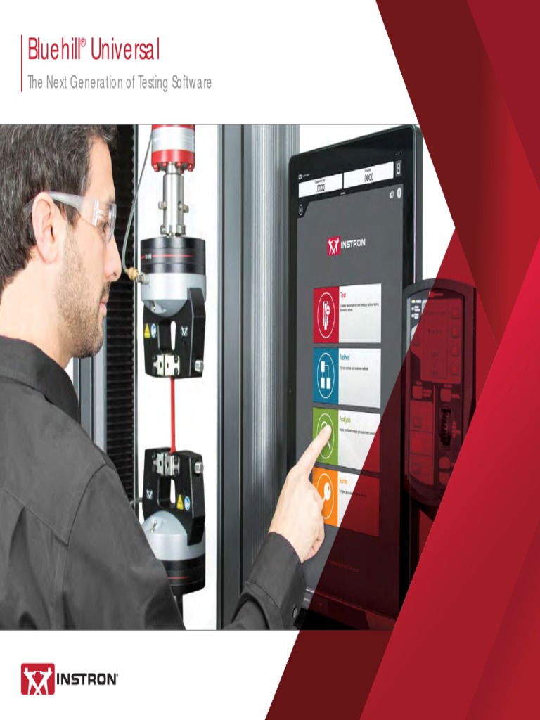 Bluehill Universal | PDF | Touchscreen | User Interface