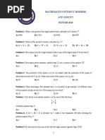 Sasmo Grade 5 | PDF | Elementary Mathematics | Arithmetic