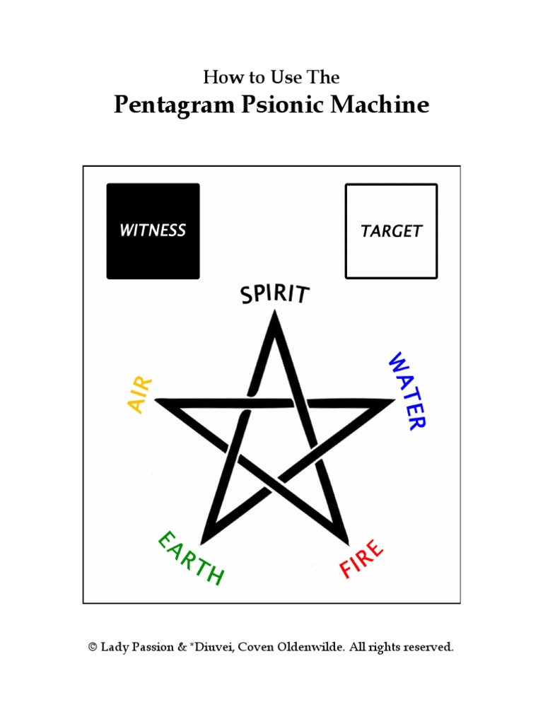 Pentagram Psionic Machine Illustrated Users Manual PDF | PDF | Nature