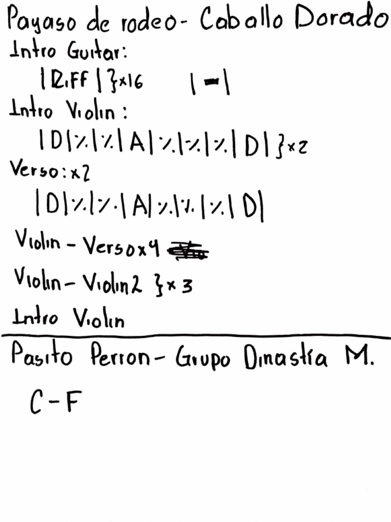 Payaso de Rodeo - Caballo Dorado | PDF