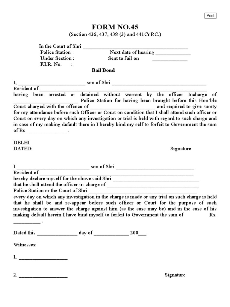 Bail Bond | PDF | Bail | Criminal Law