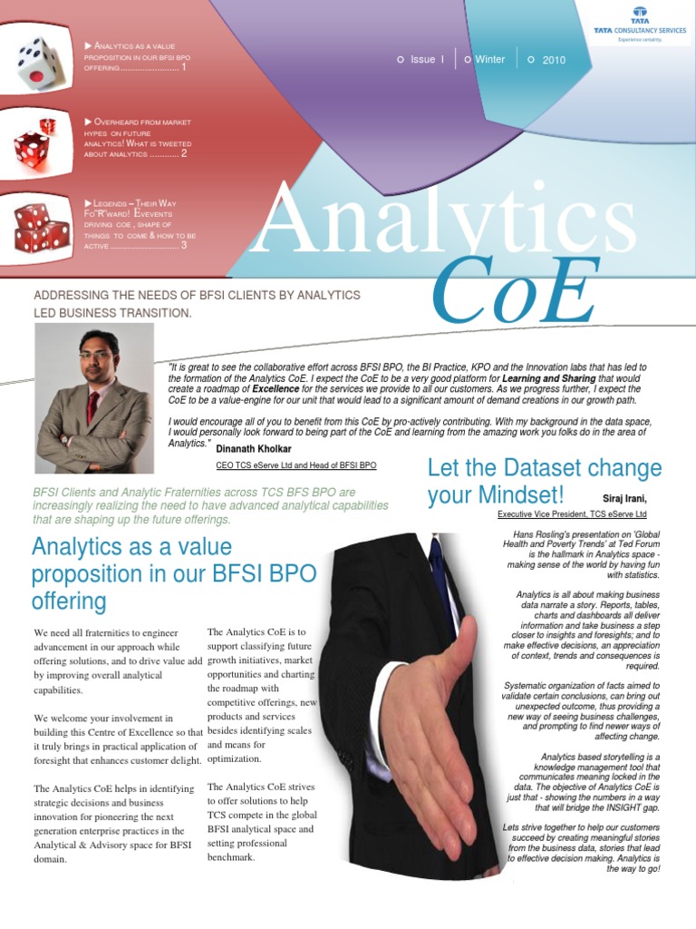 BFSI Analytics CoE: Future Insights | PDF | Analytics | Big Data